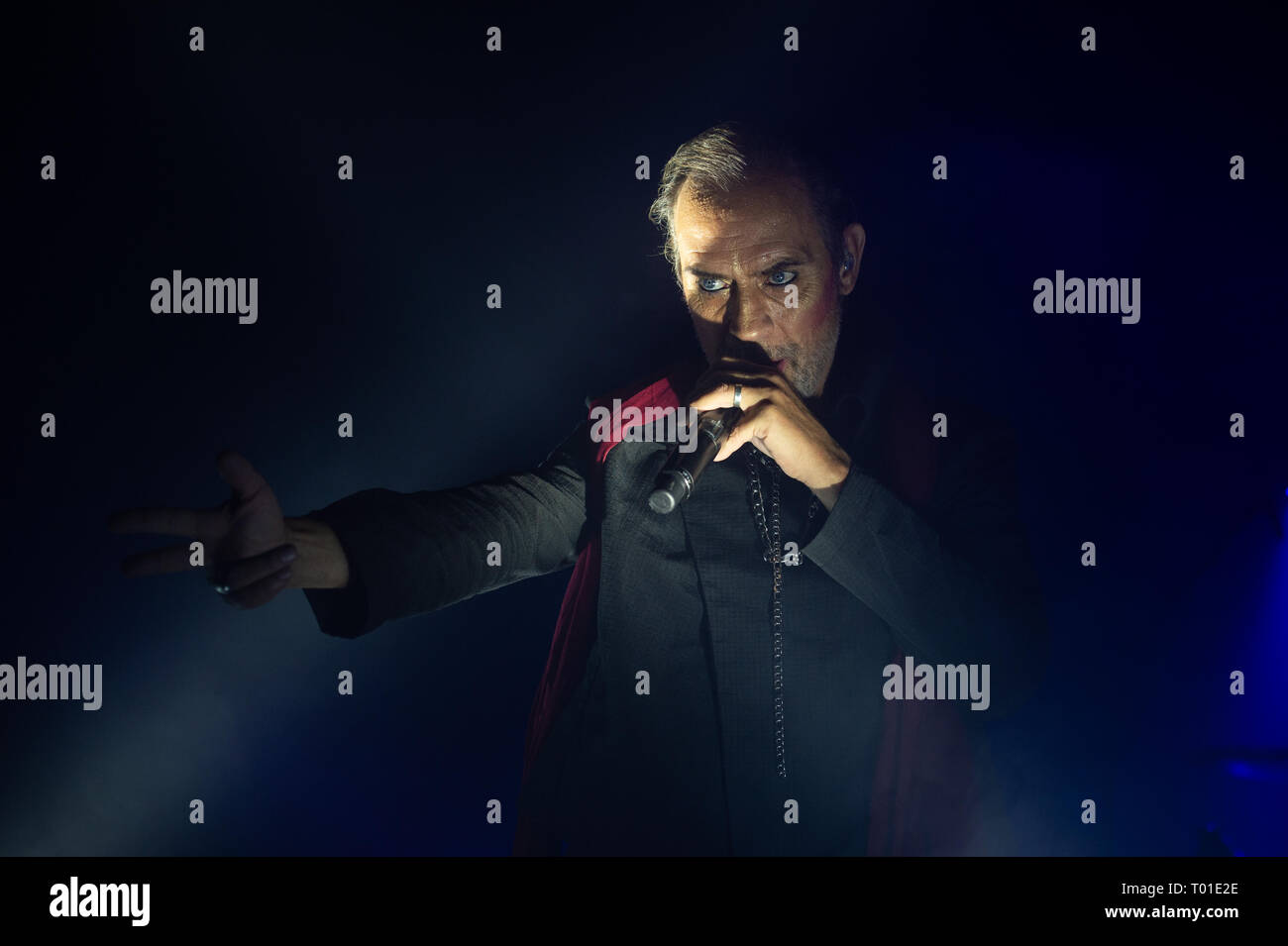 Peter Murphy, singer and leader of english 80's dark rock band Bauhaus ...