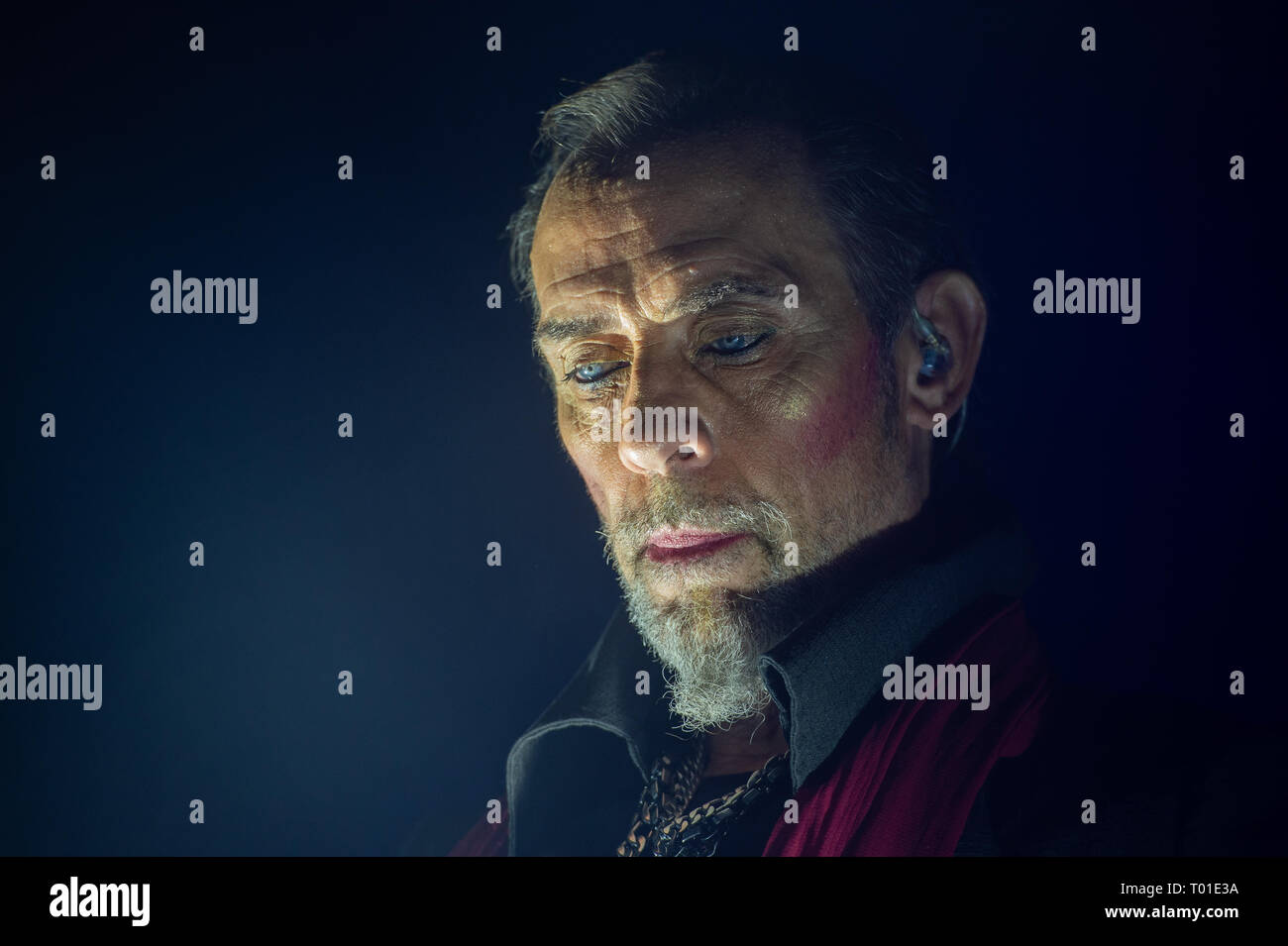 Peter Murphy, singer and leader of english 80's dark rock band Bauhaus ...