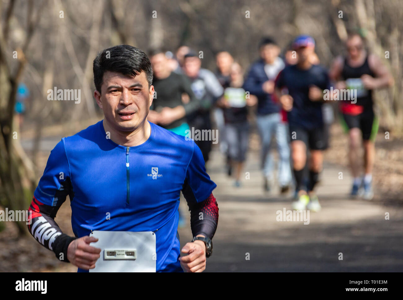Athlete runs during training hi-res stock photography and images - Alamy
