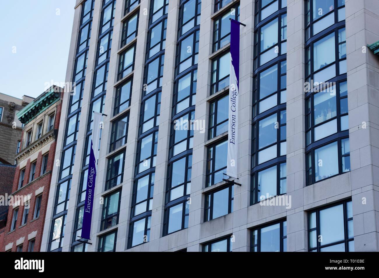 Emerson college flag hi-res stock photography and images - Alamy