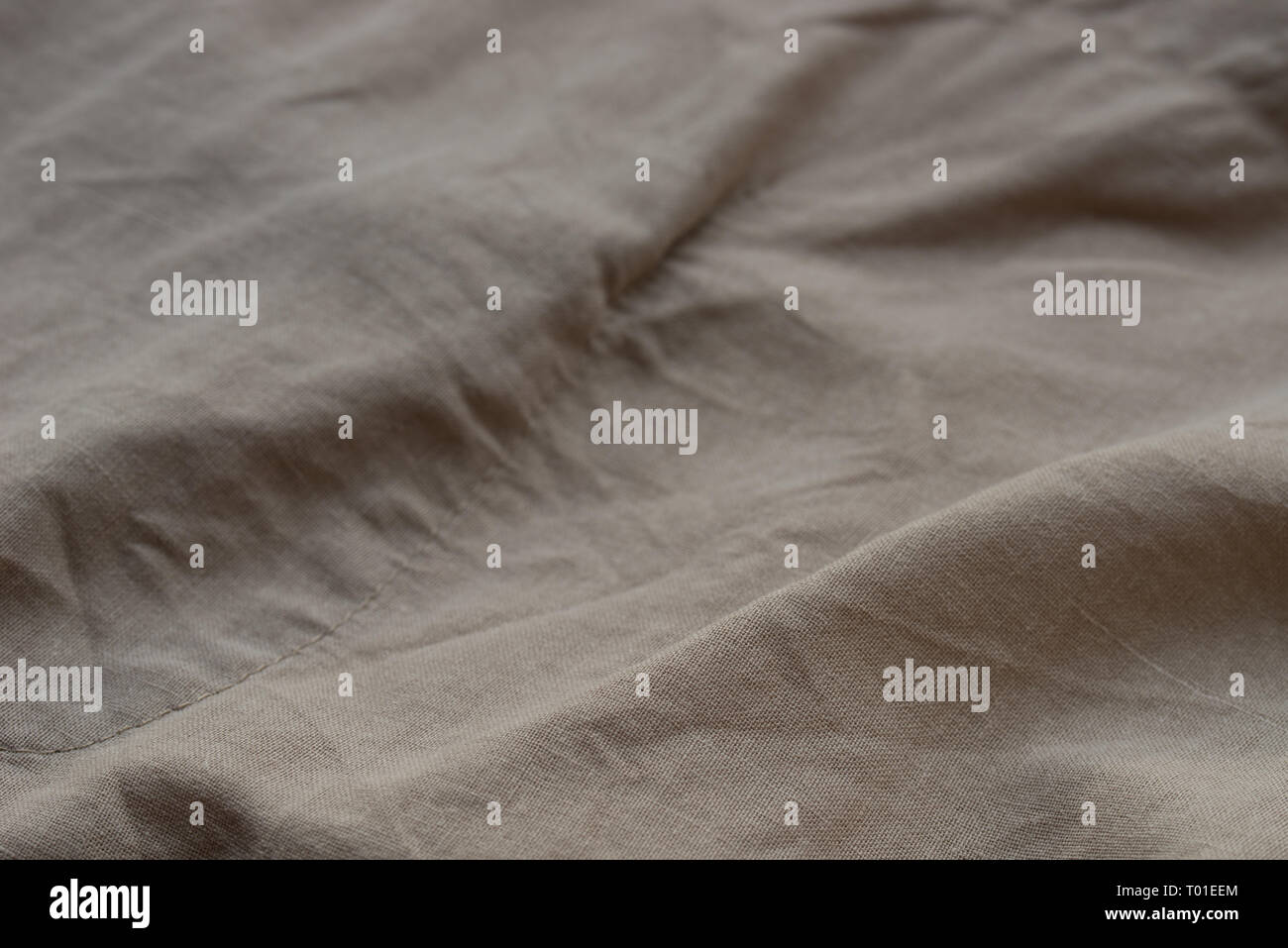 Wrinkled linen texture hi-res stock photography and images - Alamy