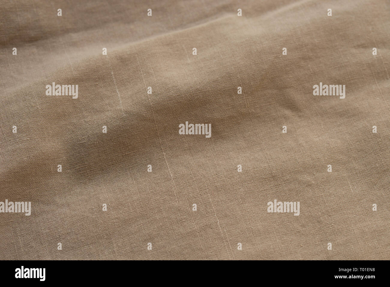 folded linen fabric background texture selective focus Stock Photo - Alamy