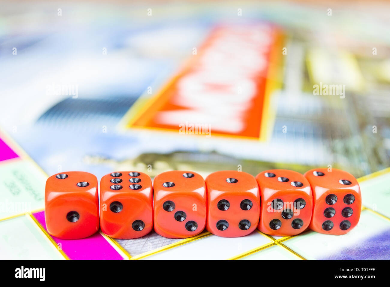 Monopoly board game competition dice hi-res stock photography and ...