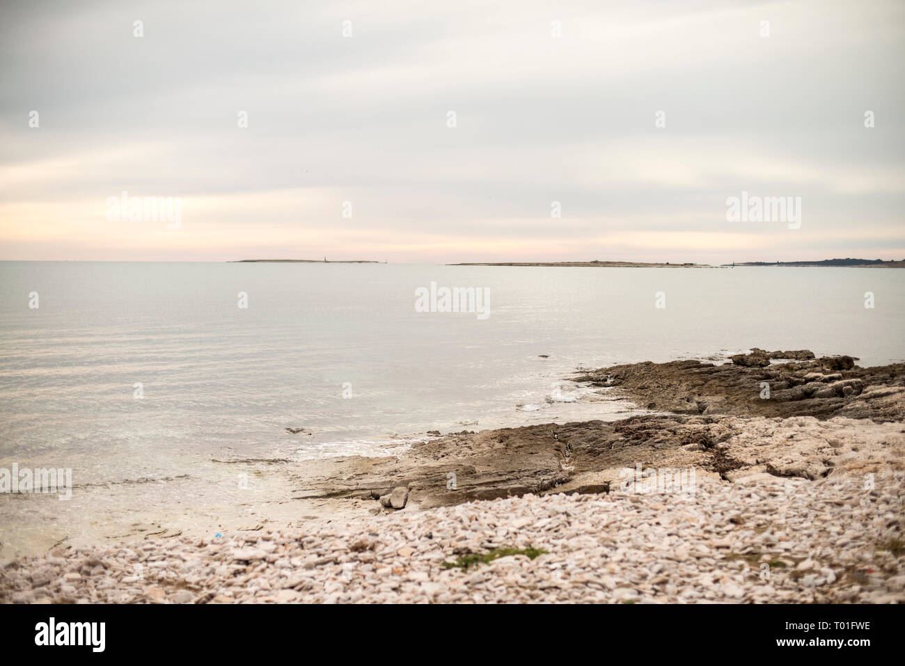 Winter by the sea in the Mediterranean Stock Photo - Alamy