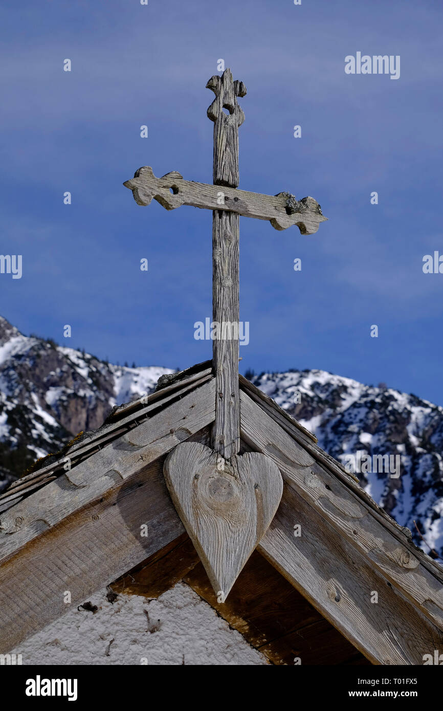 Old Chapel in the Austrian Alps Stock Photo - Alamy