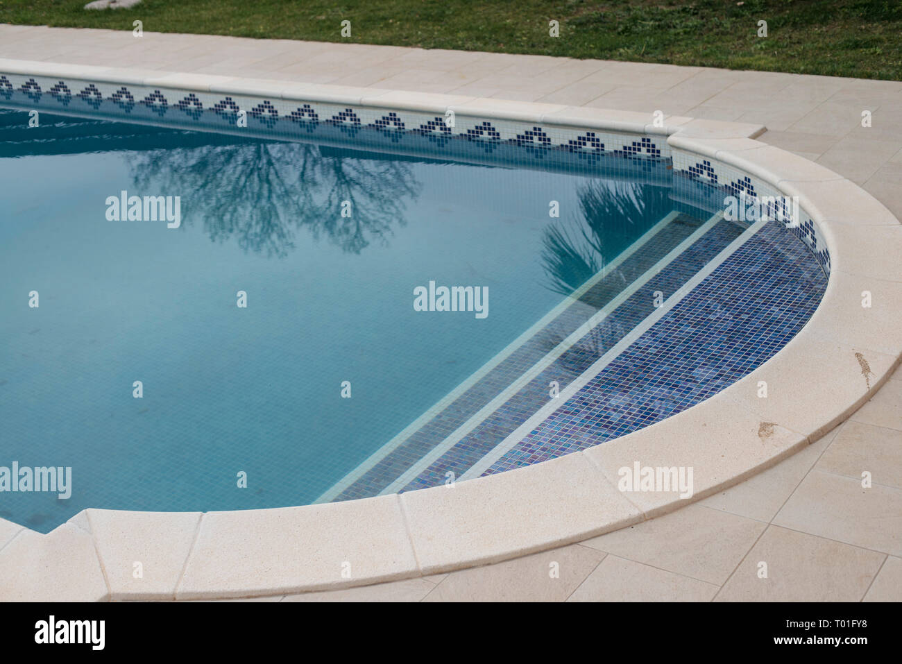 Small outdoor swimming pool Stock Photo - Alamy