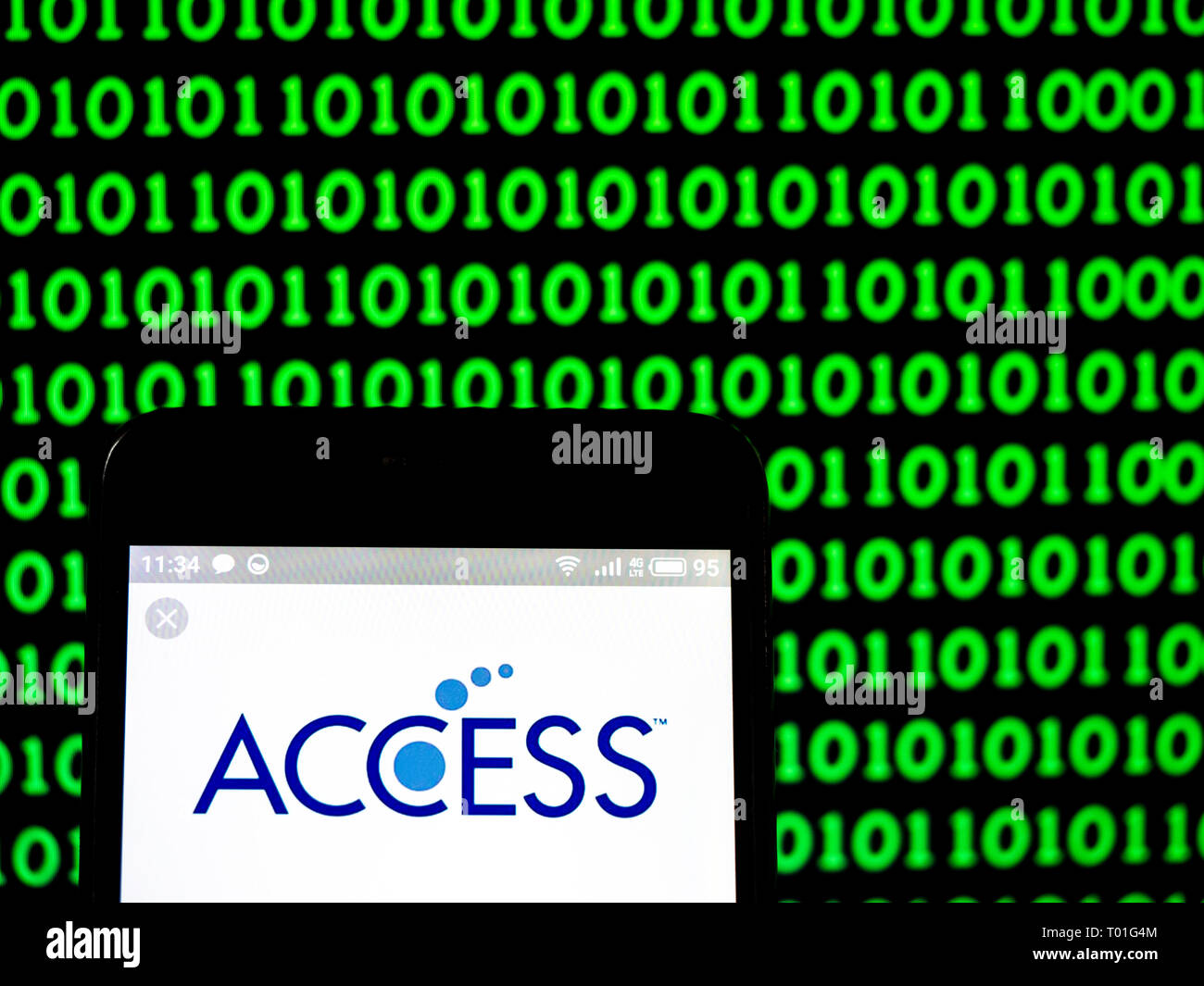 ACCESS CO., LTD. logo seen displayed on smart phone Stock Photo - Alamy