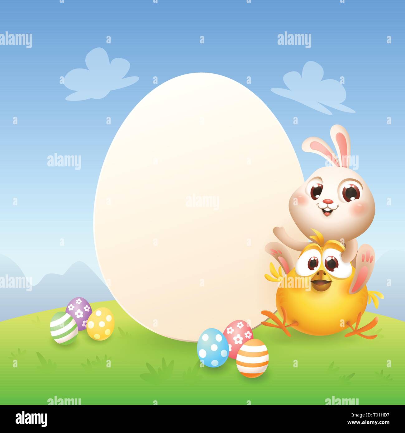 Cute Baby Easter Bunny