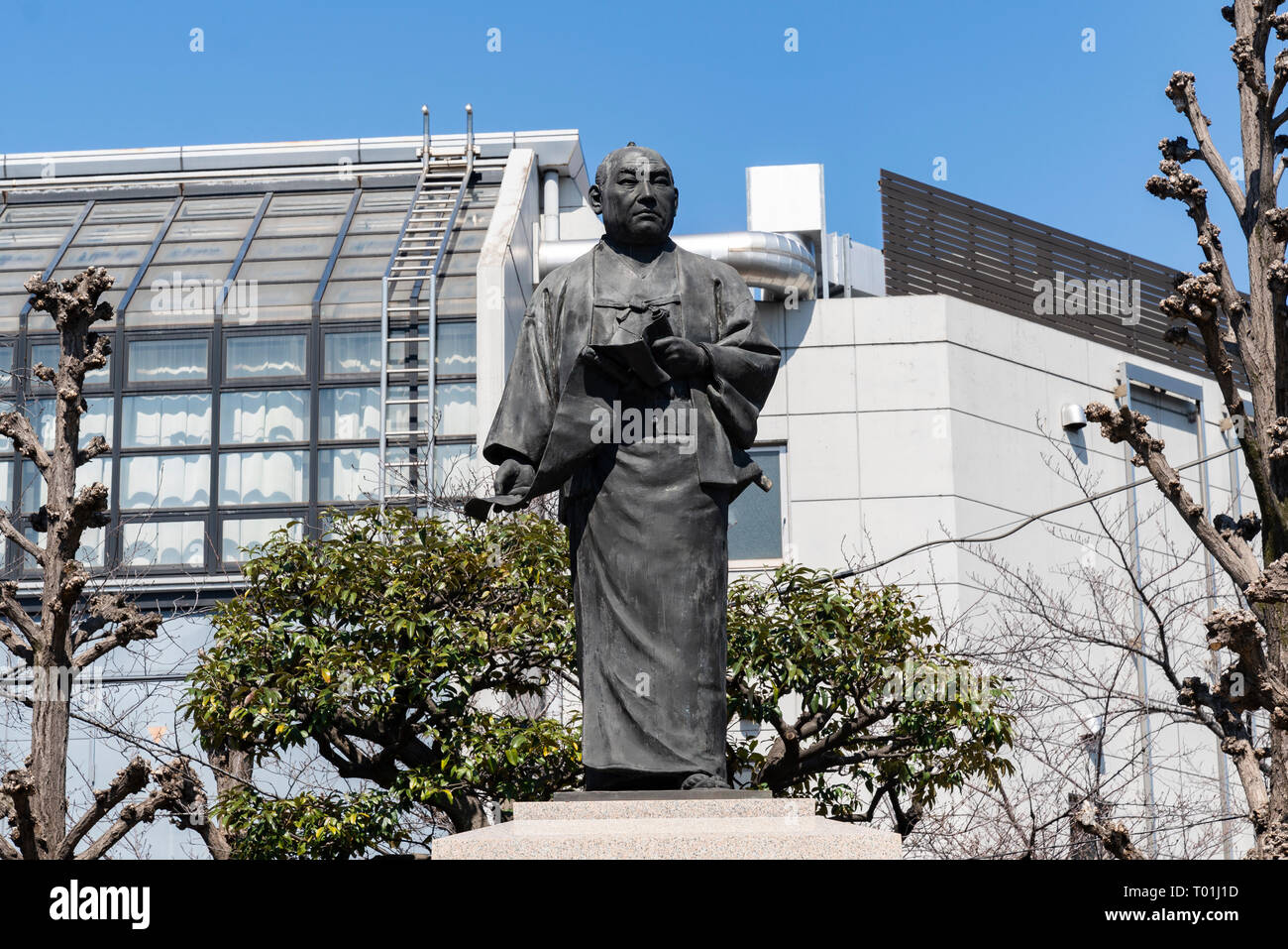 Statue of Ōishi Yoshio, Sengaku-ji, Minato-Ku, Tokyo, Japan. Here is ...