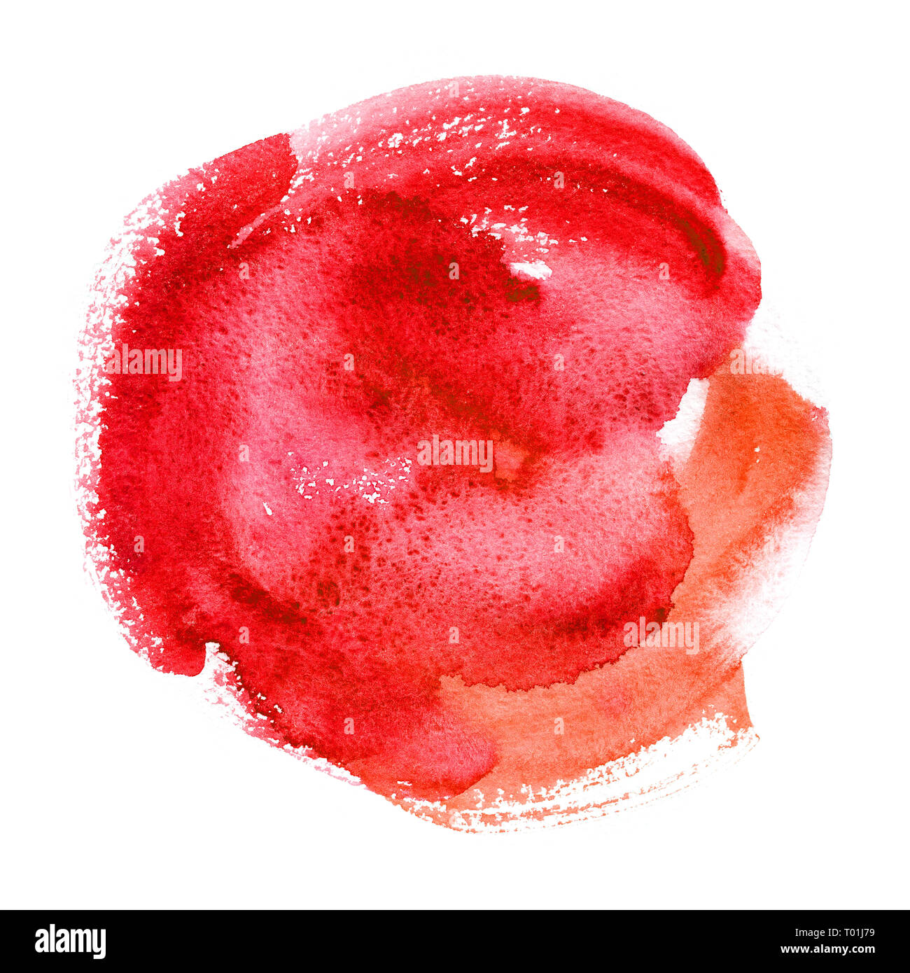 Colorful red watercolor stain. Background for design Stock Photo - Alamy