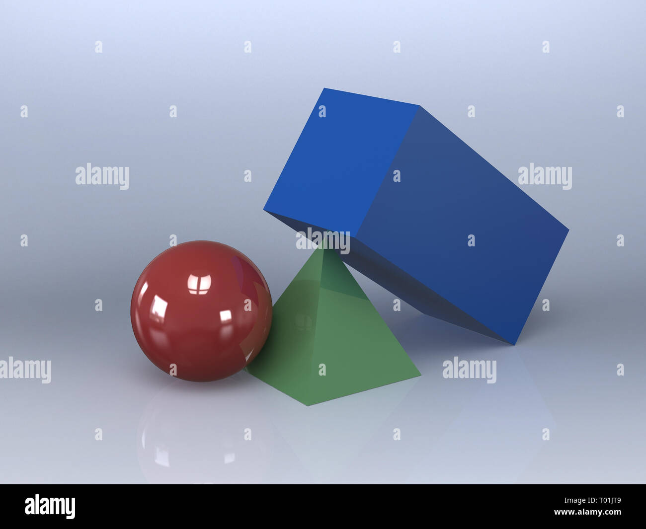 3D Rendering of Shapes using Solidworks Stock Photo - Alamy