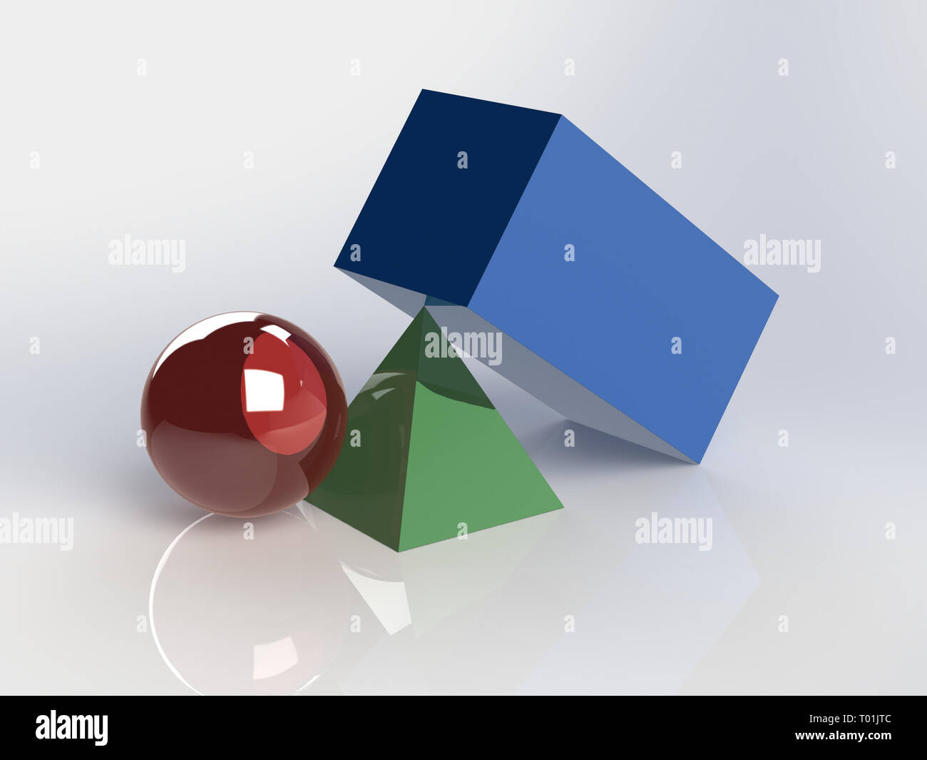 3D Rendering of Shapes using Solidworks Stock Photo - Alamy
