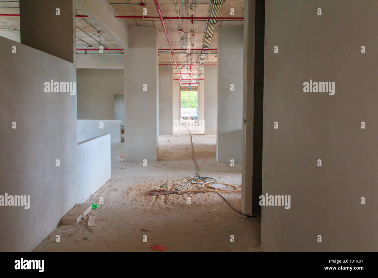 interior in construction building site Stock Photo - Alamy