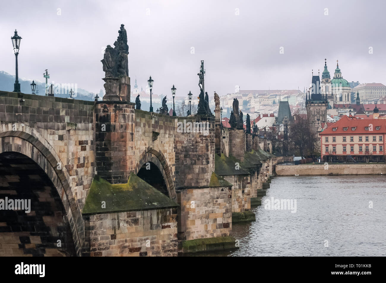 Sculptures famous charles bridge hi-res stock photography and images ...