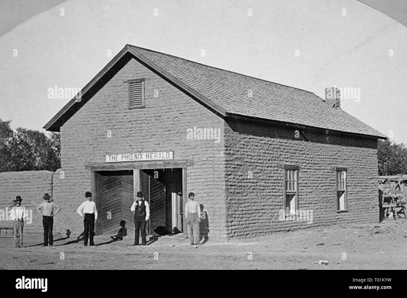 Phoenix Herald Building - 1879 Stock Photo - Alamy