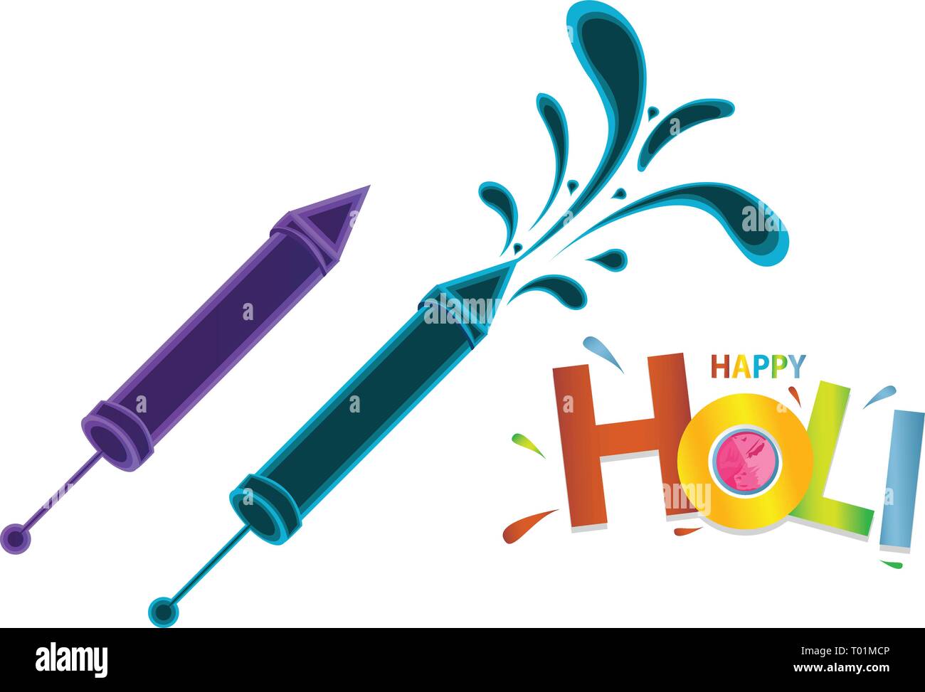 Happy holi vector elements for card design , Happy holi design Stock ...