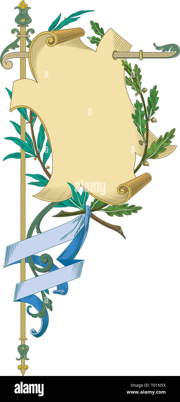 Vector - baroque frames and decorative elements - vintage banner with ...