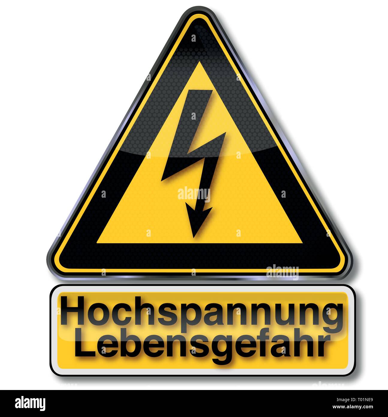 Danger power and flash and high voltage Stock Vector Image & Art - Alamy