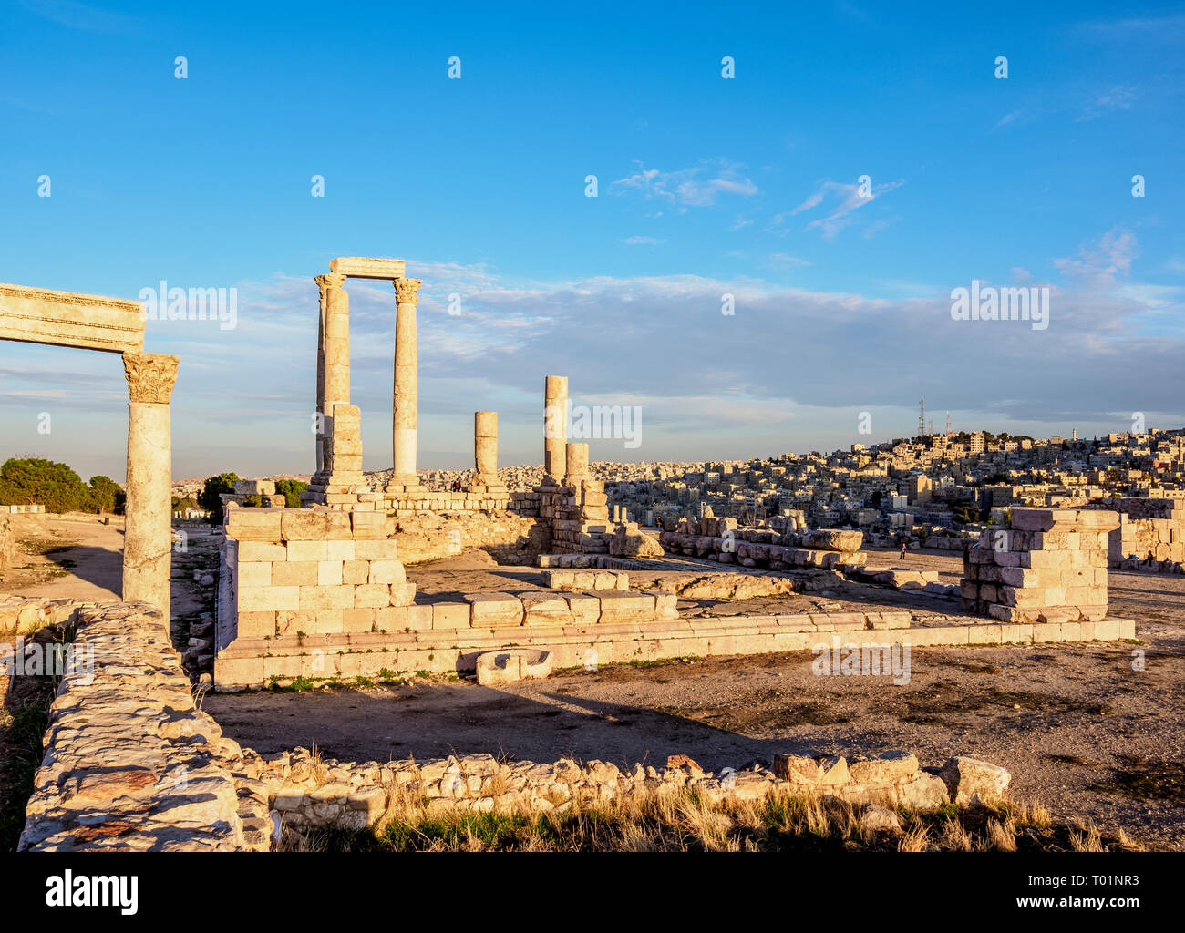Temple of Hercules Ruins, Amman Citadel, Amman Governorate, Jordan ...