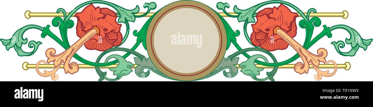 Vector - baroque frames and decorative elements - vintage banner with ...