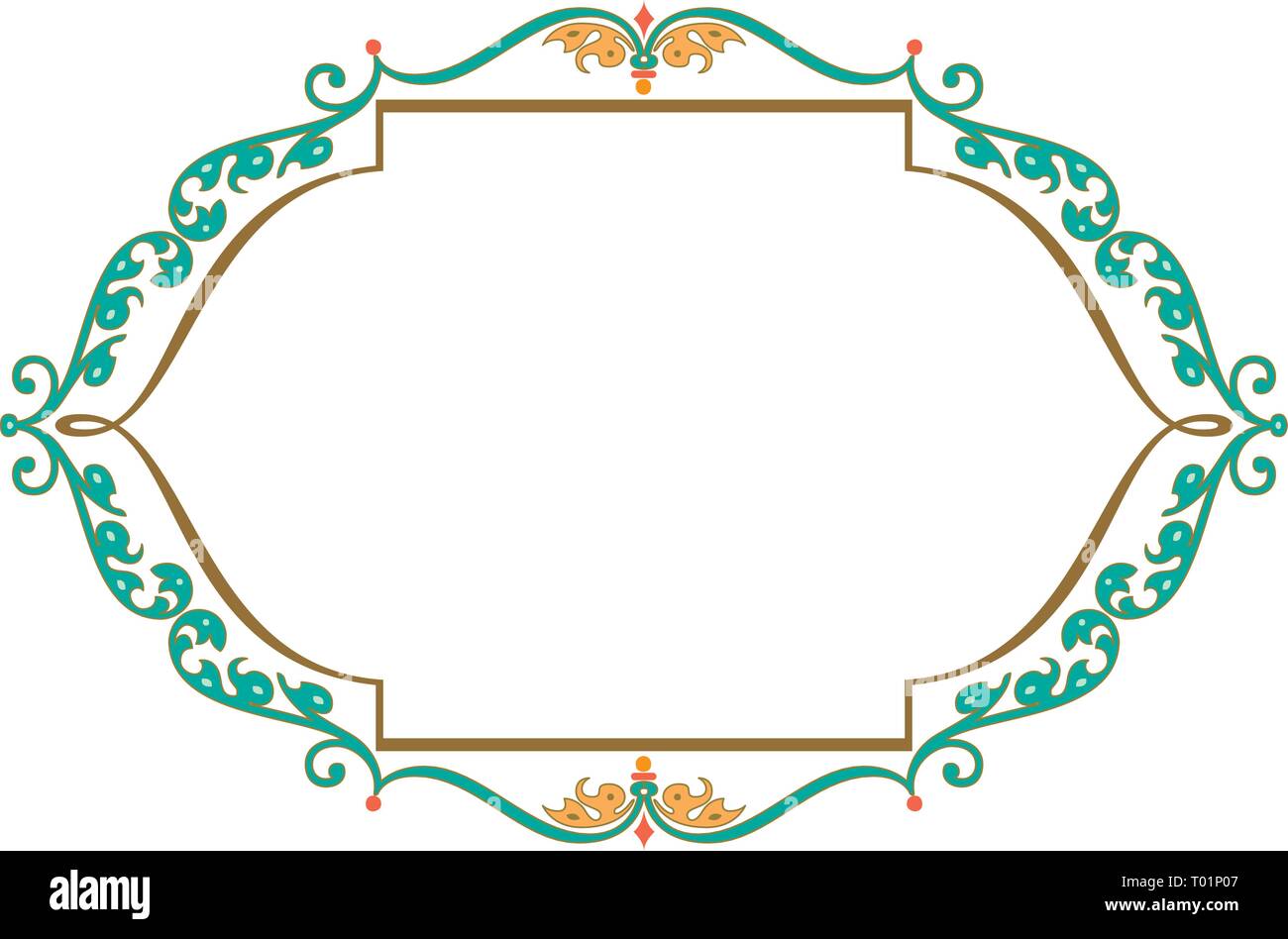 abstract floral Decorative Elegant ornamental banner style Stock Vector ...