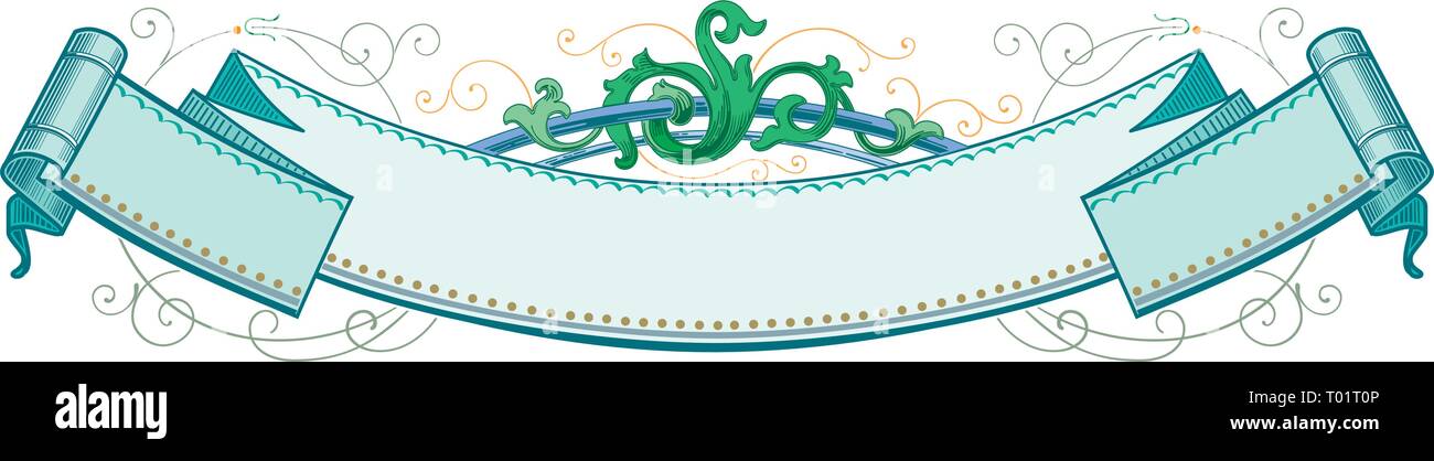 Vector - baroque frames and decorative elements - vintage banner with ...