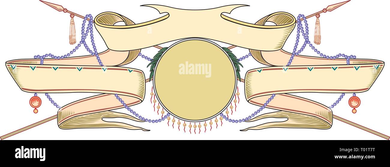 Vector - baroque frames and decorative elements - vintage banner with ...