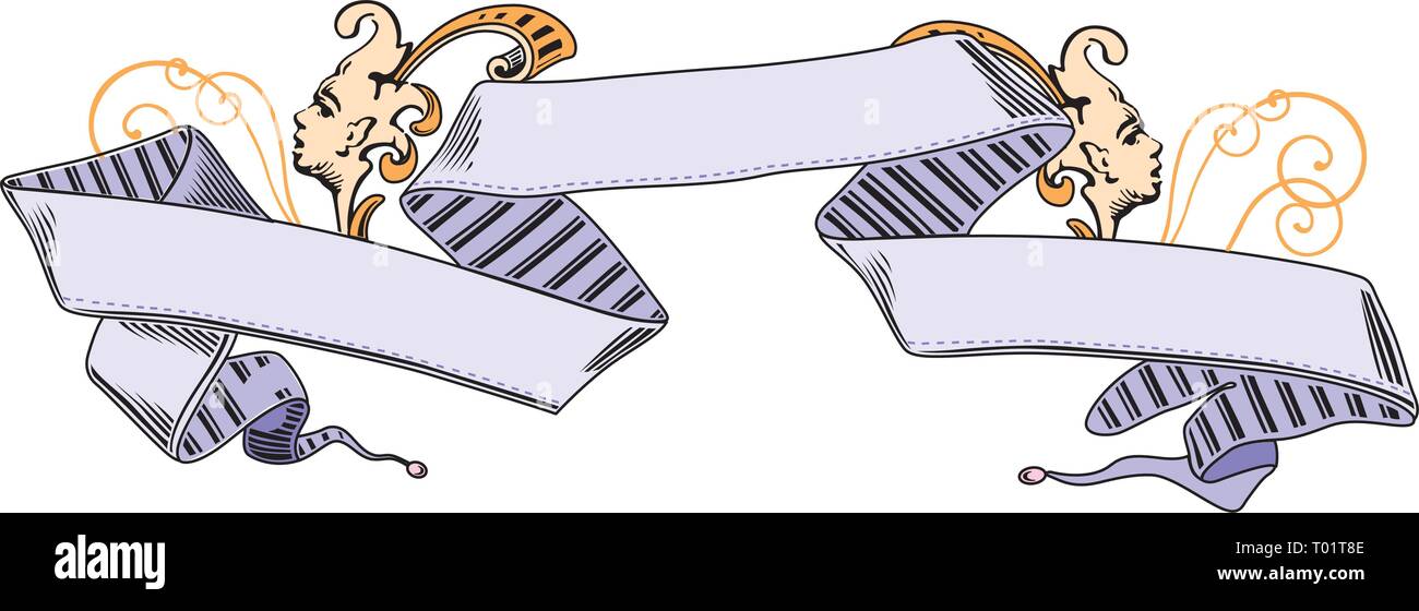 Vector - baroque frames and decorative elements - vintage banner with ...