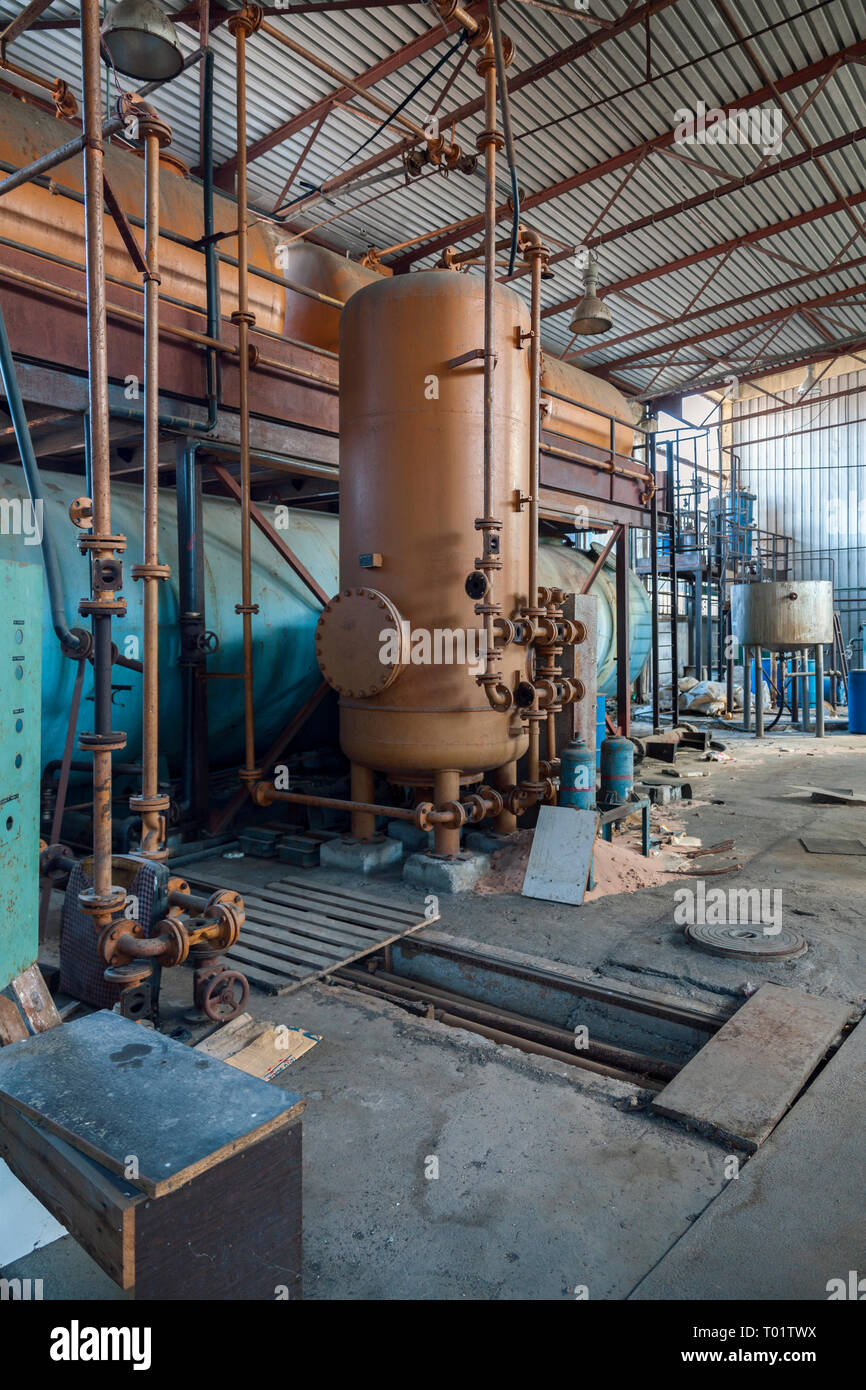 Machines Inside Factory Old Equipment High Resolution Stock Photography ...