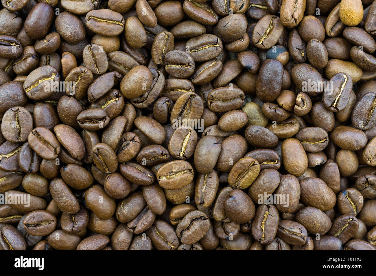 texture of coffee beans, texture of coffee Stock Photo - Alamy