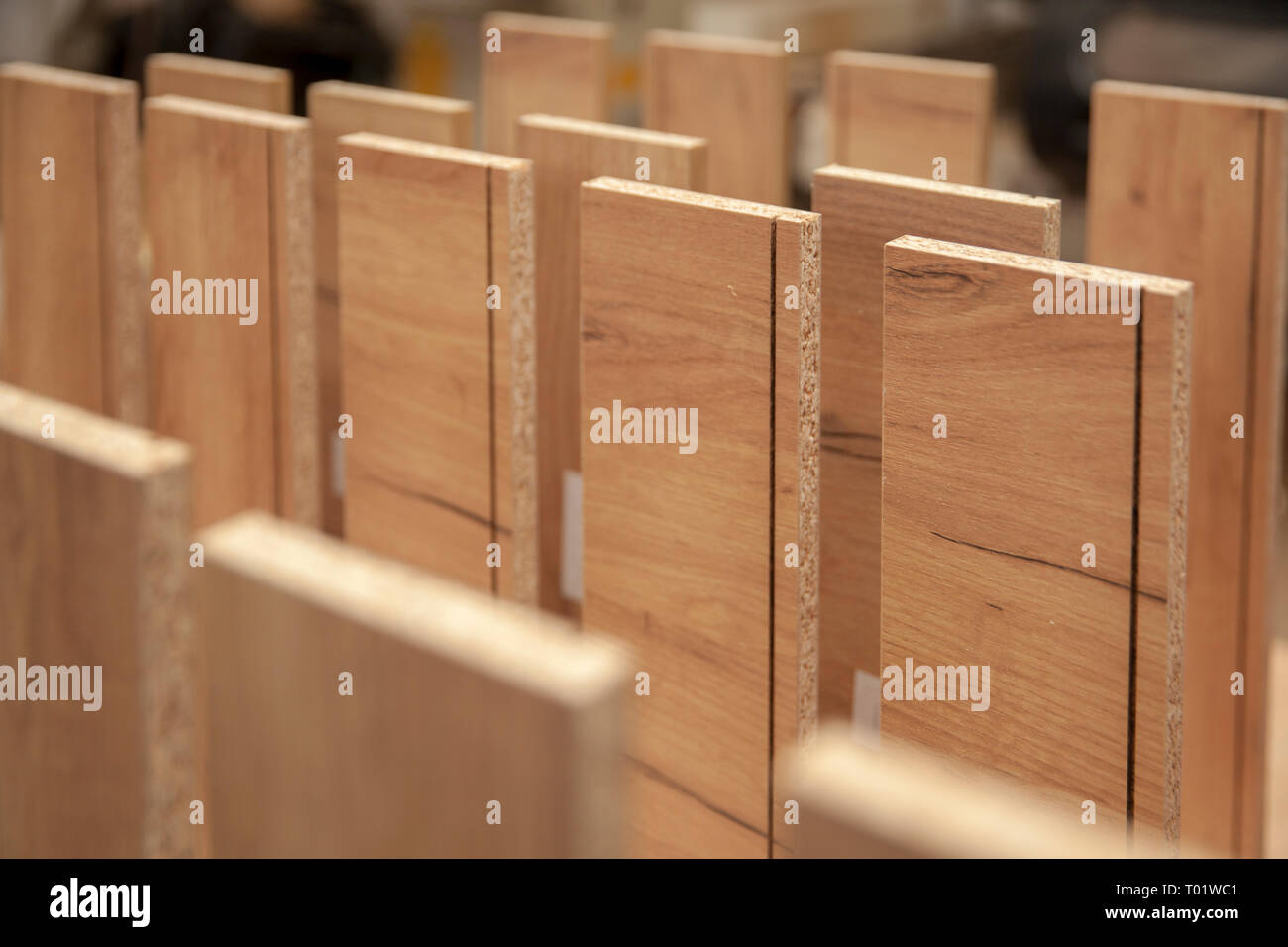 wooden materials in a carpenter's workshop, close up Stock Photo - Alamy
