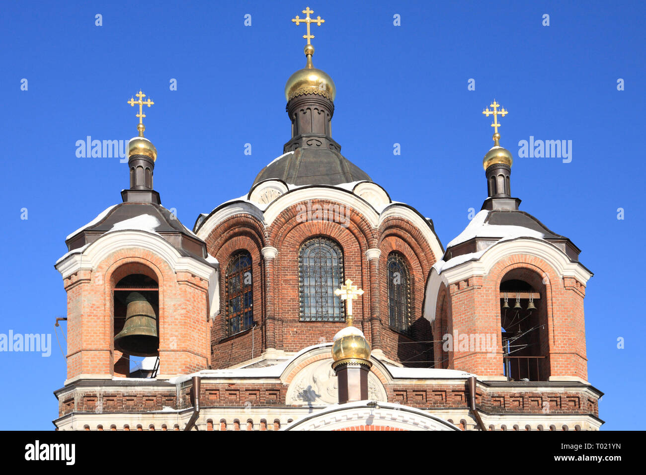 church in the winter daytime Stock Photo - Alamy