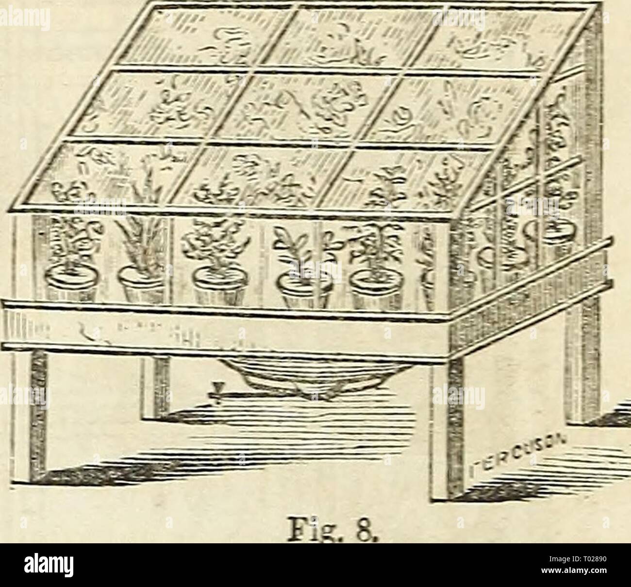 Dreer's garden calendar for 1864 Stock Photo - Alamy