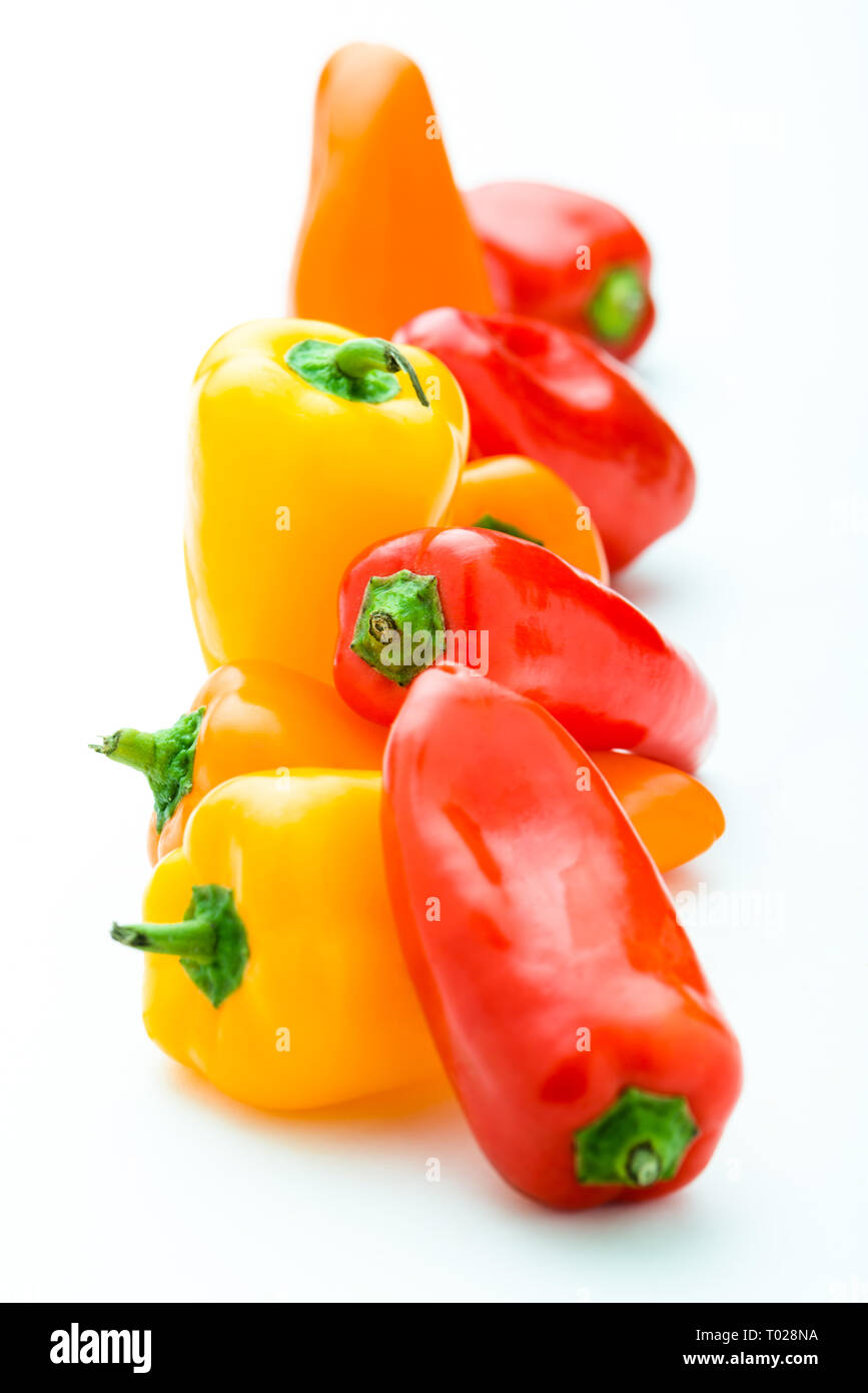 mini peppers isolated Stock Photo - Alamy