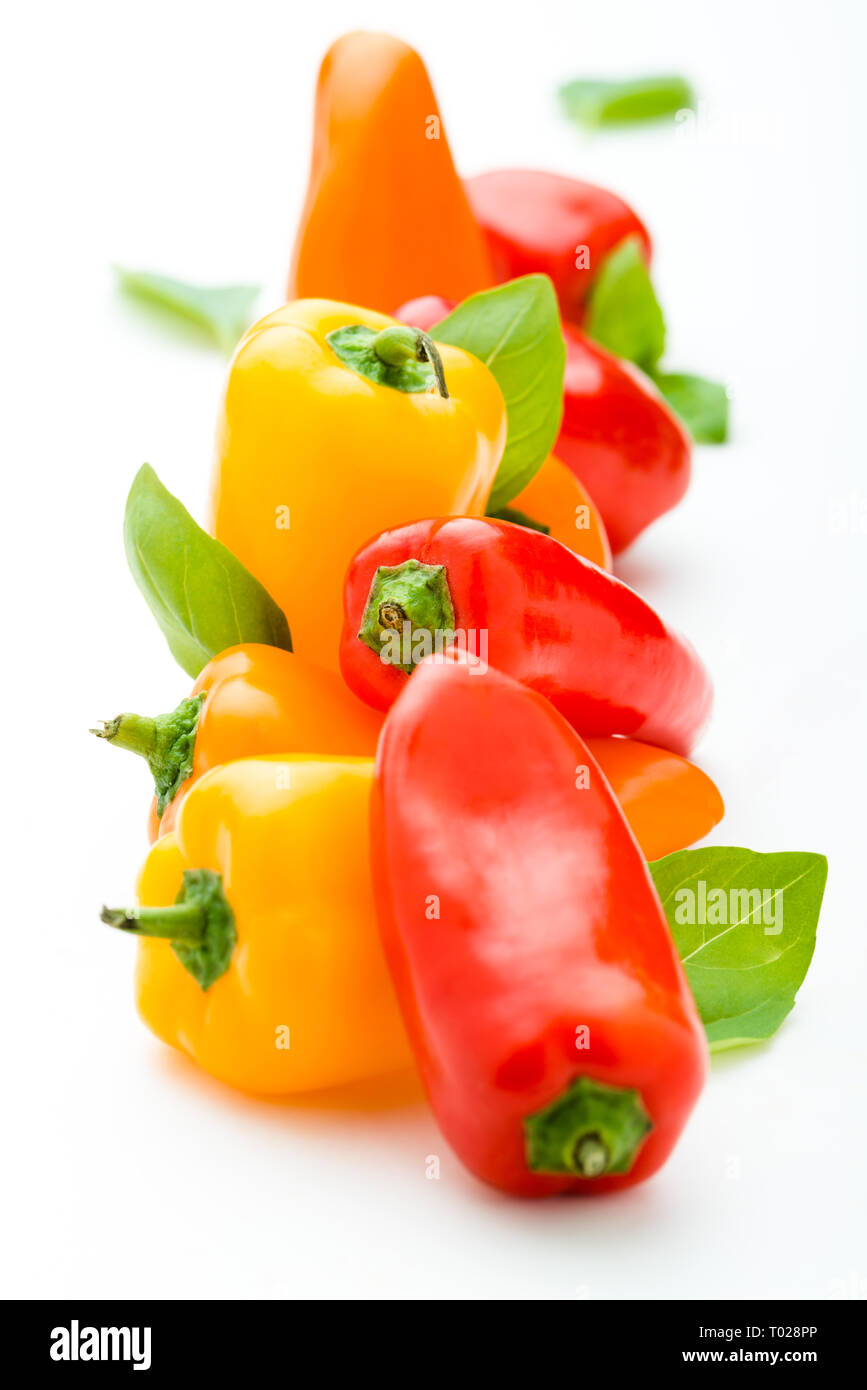 mini peppers isolated Stock Photo - Alamy