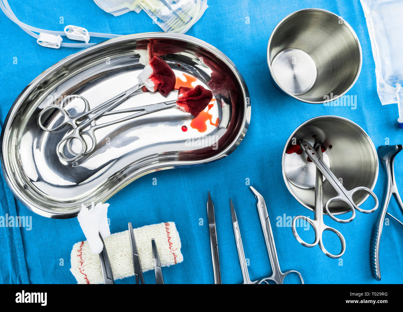 Blood soaked material hi-res stock photography and images - Alamy