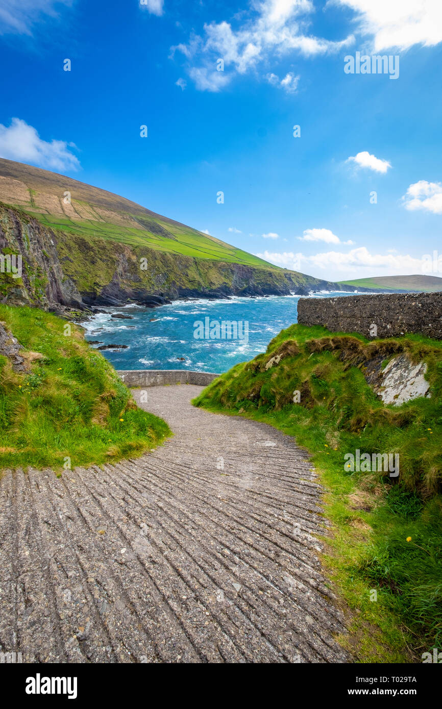 Dunquin Pier on Dingle Peninsula, Co Kerry, Ireland Stock Photo - Alamy
