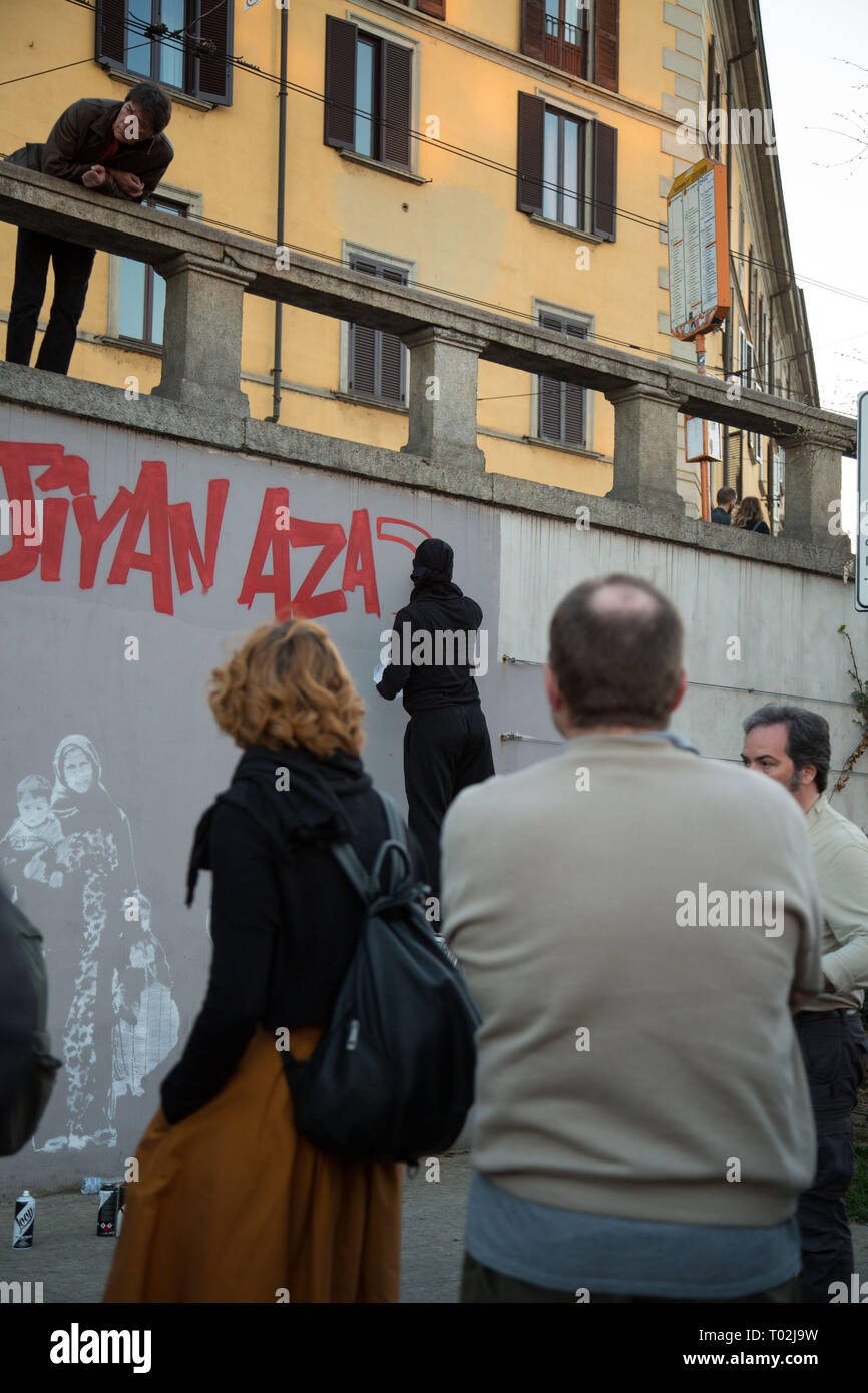 Foto Francesco Bozzo- LaPresse MILANO - P.za XXIV Maggio ore 18:00 In ...