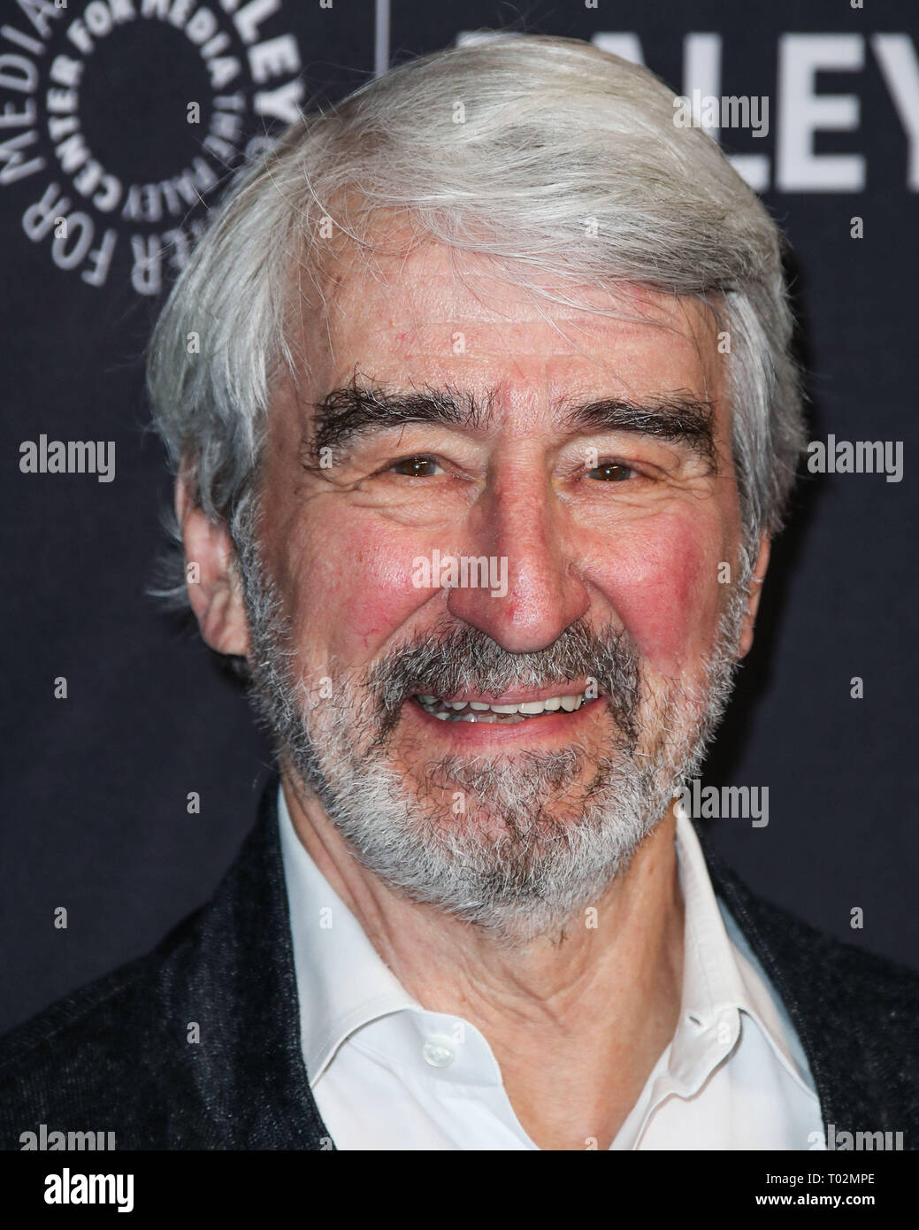 California, USA. 16th March 2019. Actor Sam Waterston arrives at the ...