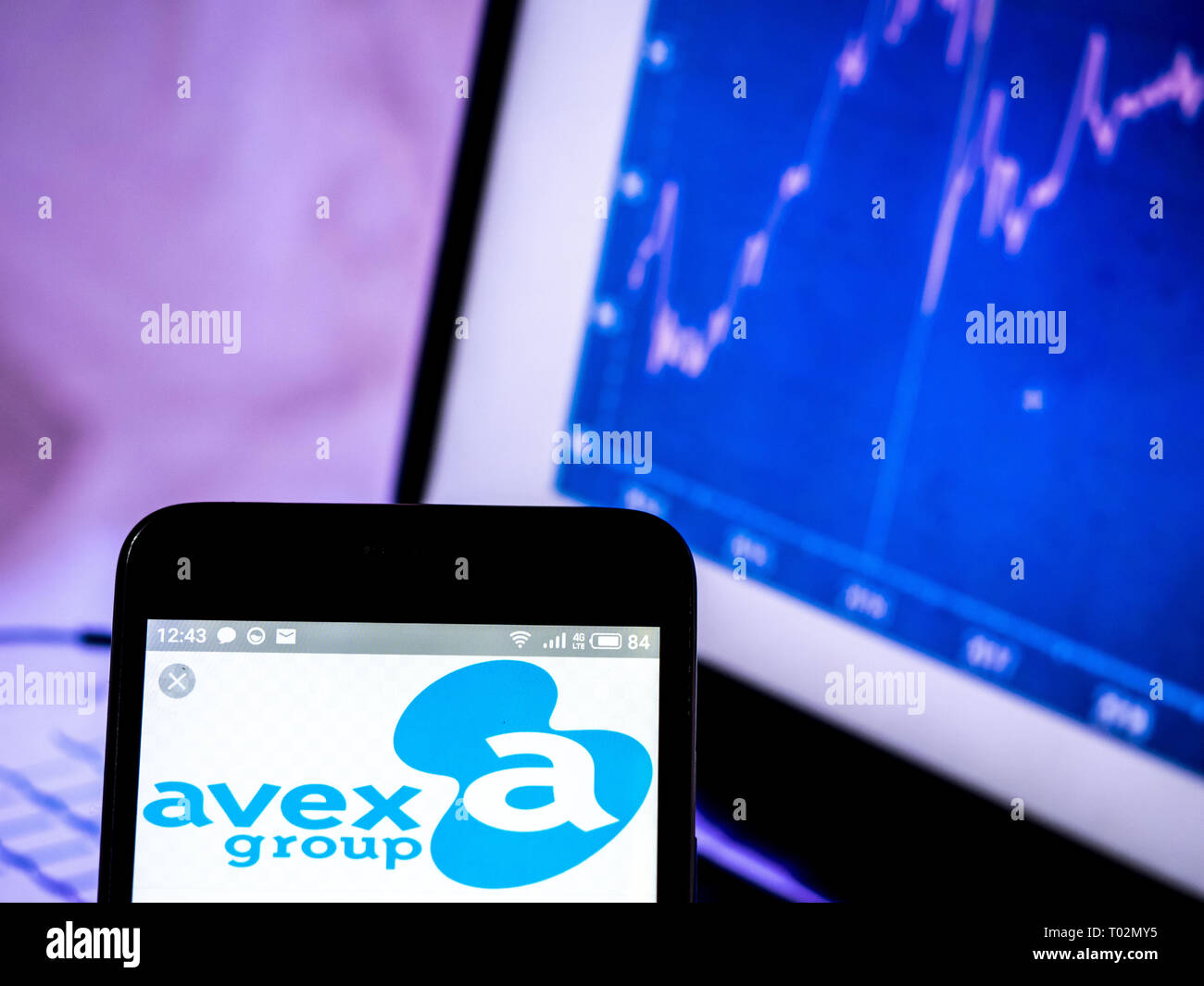 Avex logo hi-res stock photography and images - Alamy