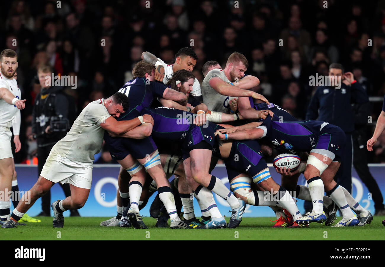 ENGLAND , SCOTLAND RUCK, ENGLAND V SCOTLAND, ENGLAND V SCOTLAND ...
