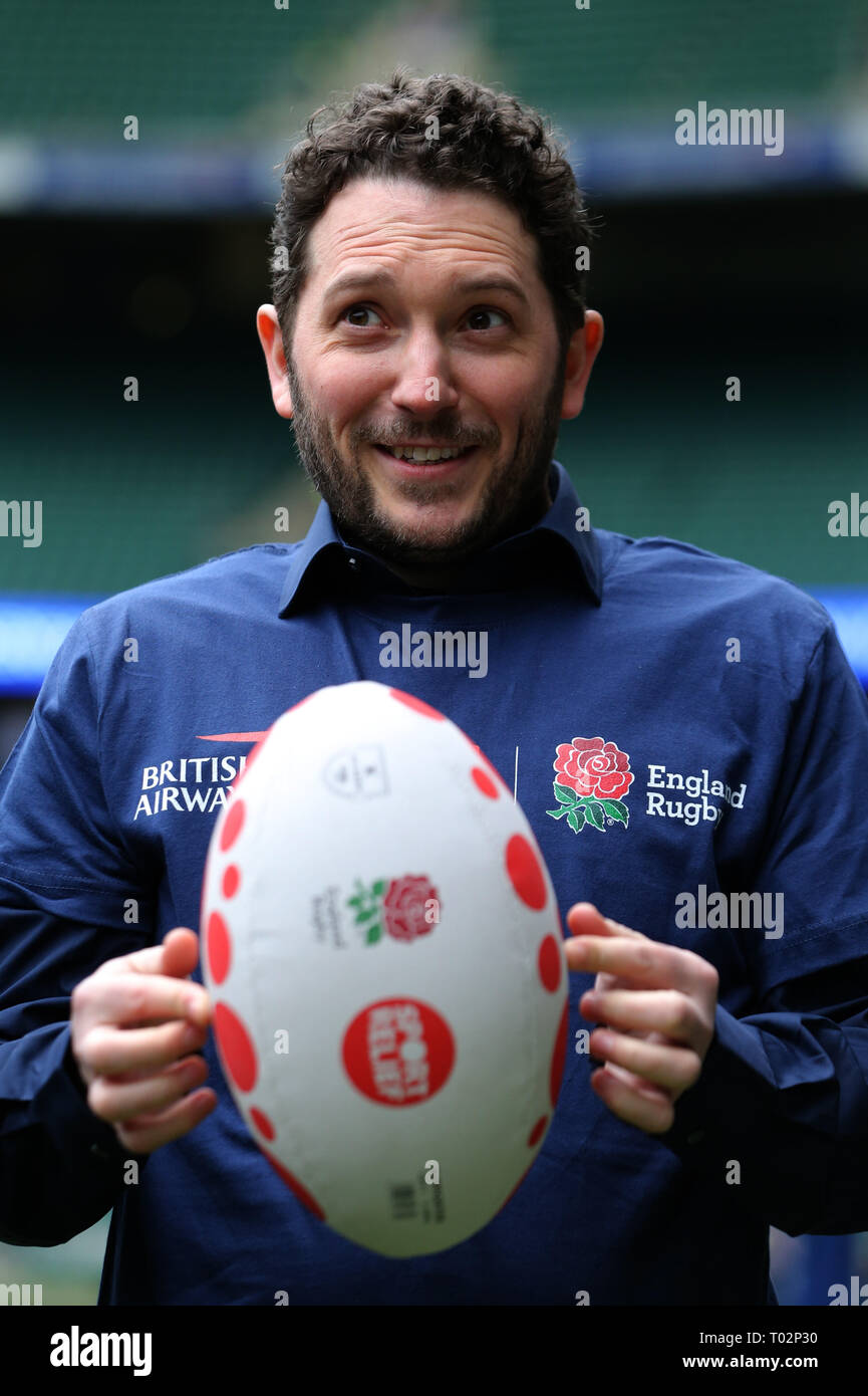 JON RICHARDSON, COMEDIAN, ENGLAND V SCOTLAND, GUINNESS SIX NATIONS 2019 ...