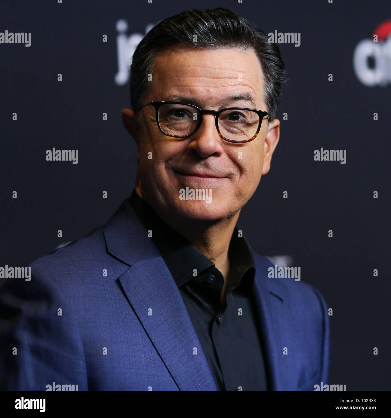 Los Angeles, USA. 16th March 2019. American comedian Stephen Colbert ...
