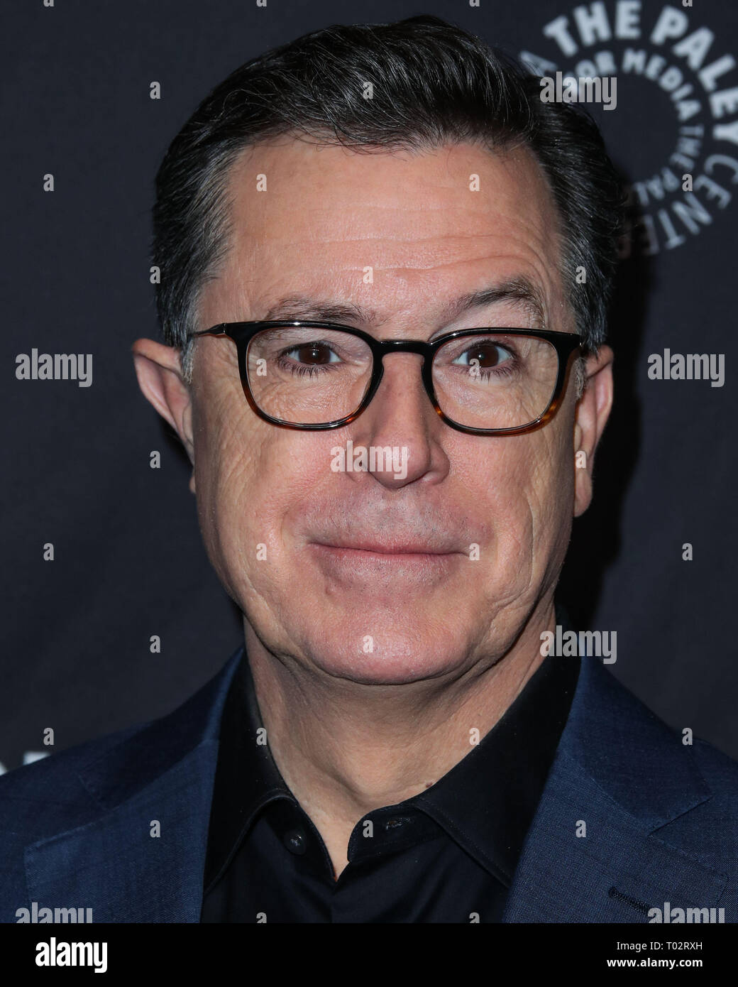 Los Angeles, USA. 16th March 2019. American comedian Stephen Colbert ...