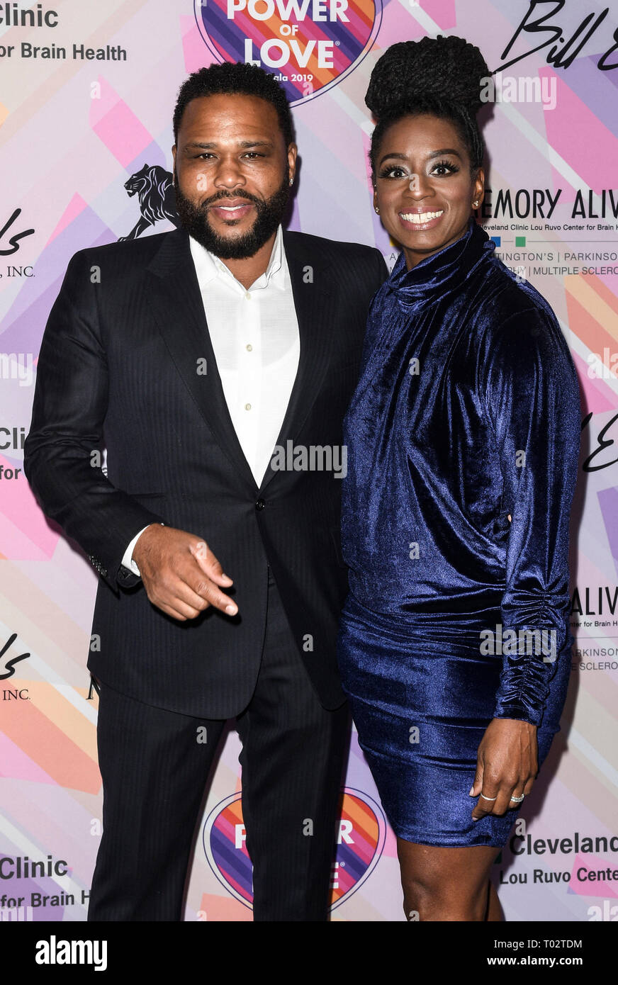 Las Vegas, NV, USA. 16th Mar, 2019. Anthony Anderson And Alvina Stewart ...