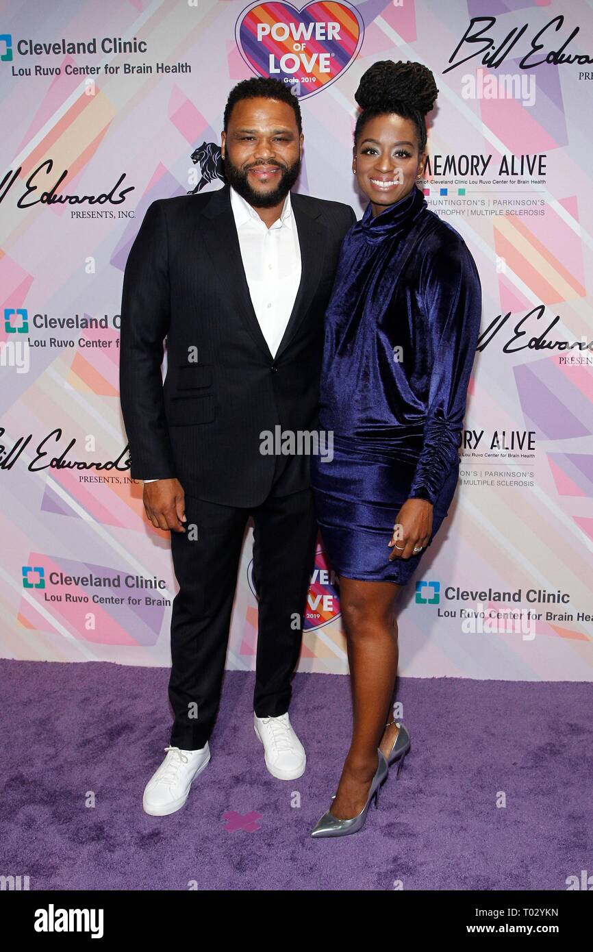 Las Vegas, NV, USA. 16th Mar, 2019. Anthony Anderson, Alvina Stewart at ...