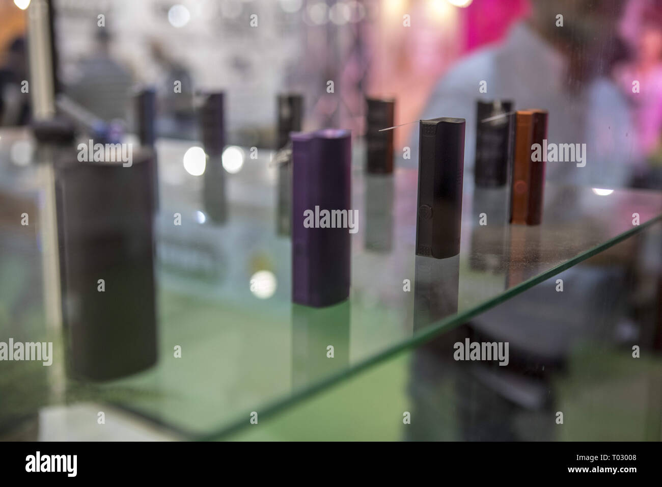 Barcelona, Spain, Spain. 16th Mar, 2019. DaVinci Vaporizer, one of the ...