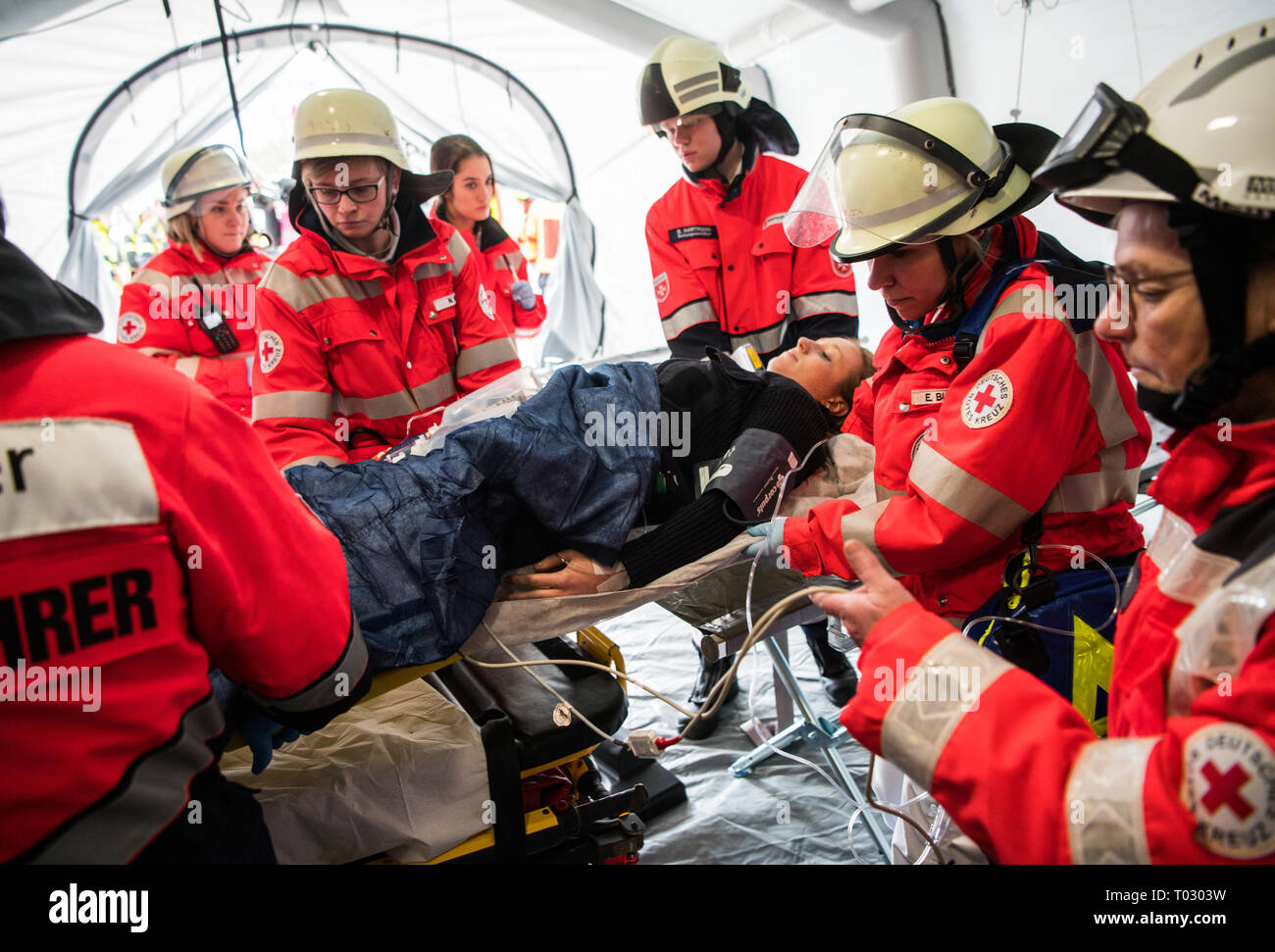 Speyer, Germany. 16th Mar, 2019. Maltese and German Red Cross rescue ...