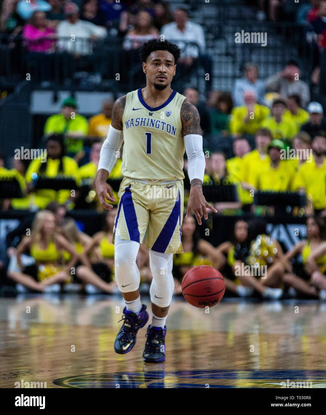 Las Vegas, NV, USA. 16th Mar, 2019. A. Washington guard David Crisp (1 ...