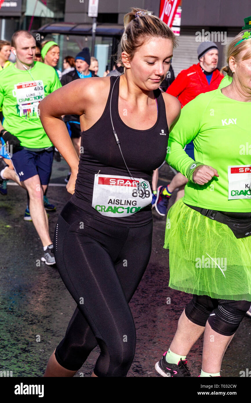 Belfast, Northern Ireland, UK. 17th March 2019. Almost 2000 runners of ...